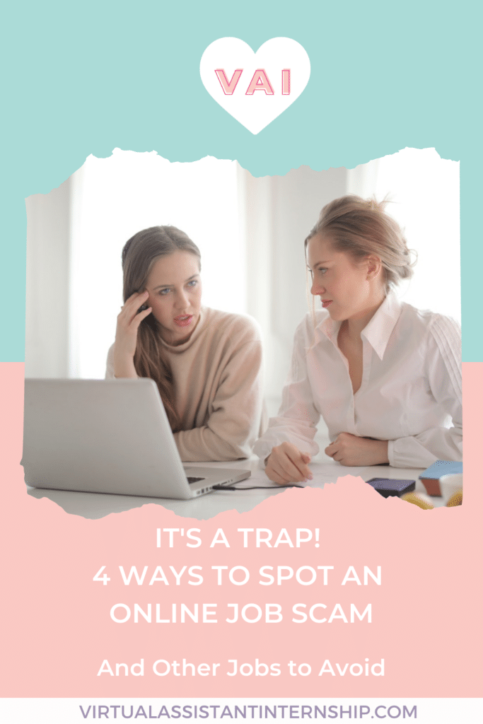 It’s a Trap! 4 Ways to Spot an Online Job Scam - Virtual Assistant ...